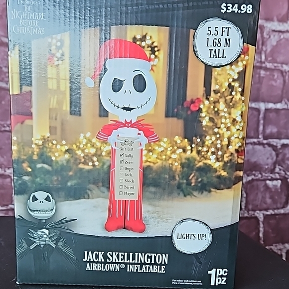 Disney | Holiday | Jack Skellington Airblown Inflatable | Poshmark